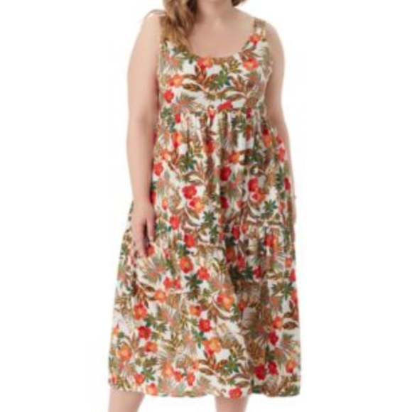 Jessica Simpson | Dresses | Jessica Simpson Plus Size Cheryl Tiered ...